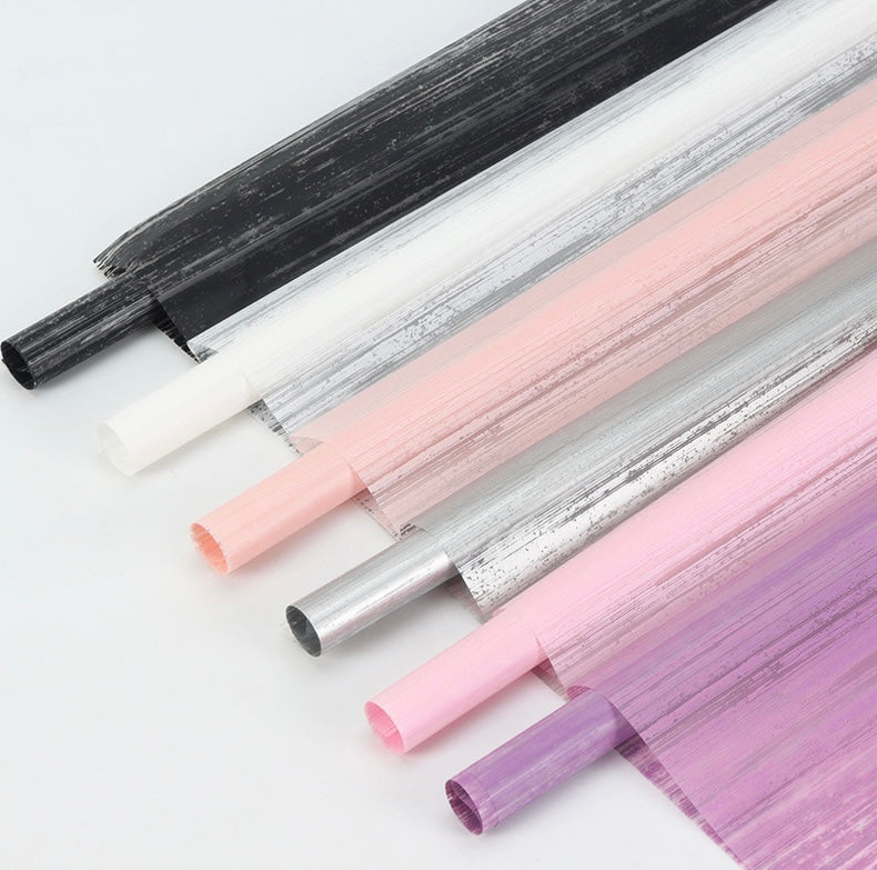 Brush Stroke Foggy Waterproof Wrapping Paper – theflowerroomsupply