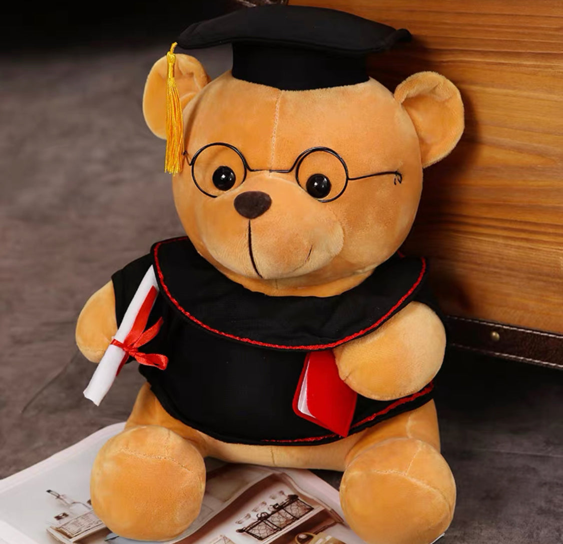 Graduation Bear Plushie – theflowerroomsupply