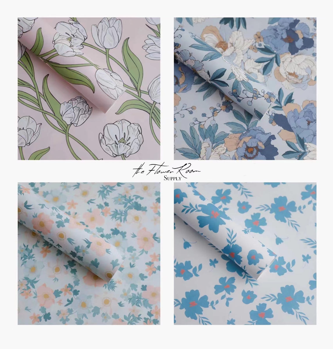 Summer Breeze Wrapping Paper – theflowerroomsupply